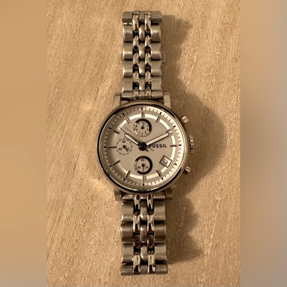 Fossil | Accessories | Fossil Watch Silver Color | Poshmark